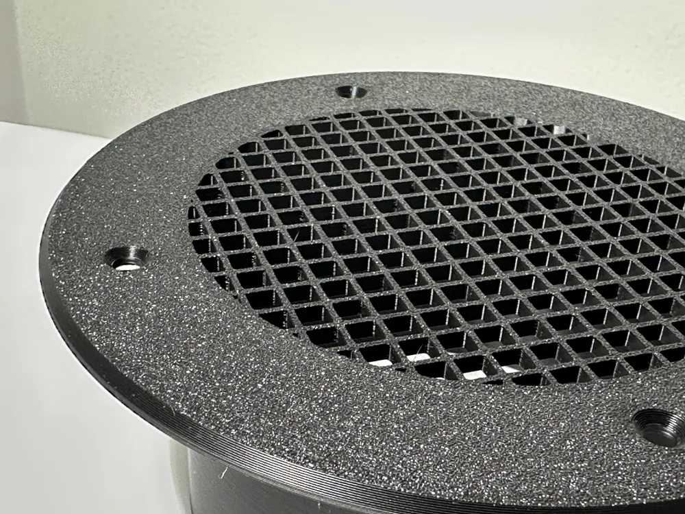 4-Inch Exhaust Vent Grille with Protective Mesh - Free 3D Print Model ...