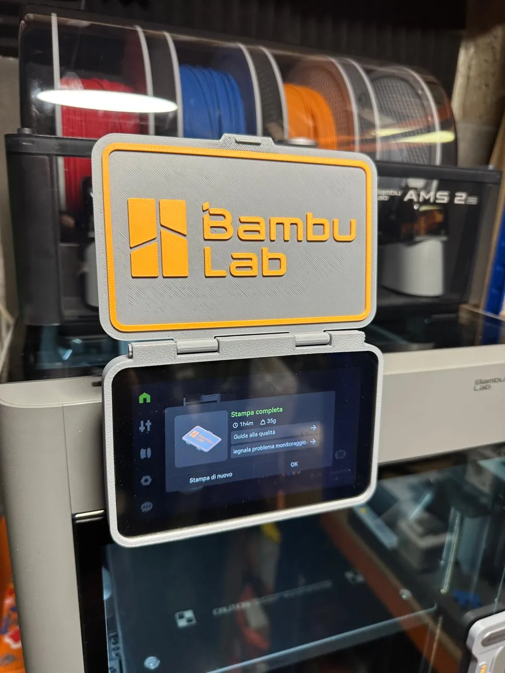 Bambu Lab 디스플레이 쉴드 프로 커버 P2S H2S H2D H2C 에 의해 Coltellimania 3D Lab ...