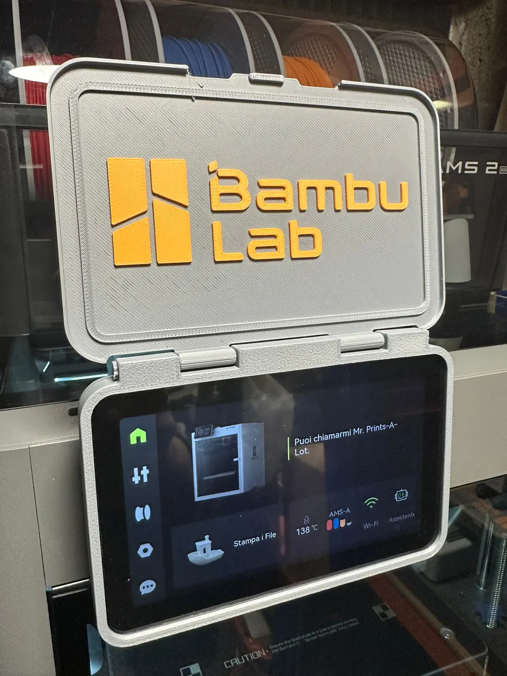 Bambu Lab Display Shield Pro Cover P2S H2S H2D H2C by Coltellimania 3D ...