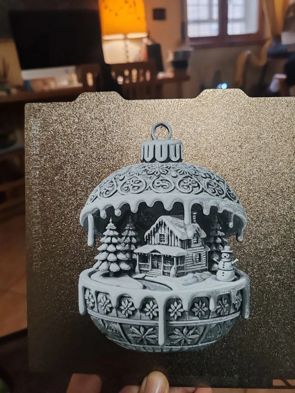 Christmas ornament - Hueforge - Free 3D Print Model - MakerWorld