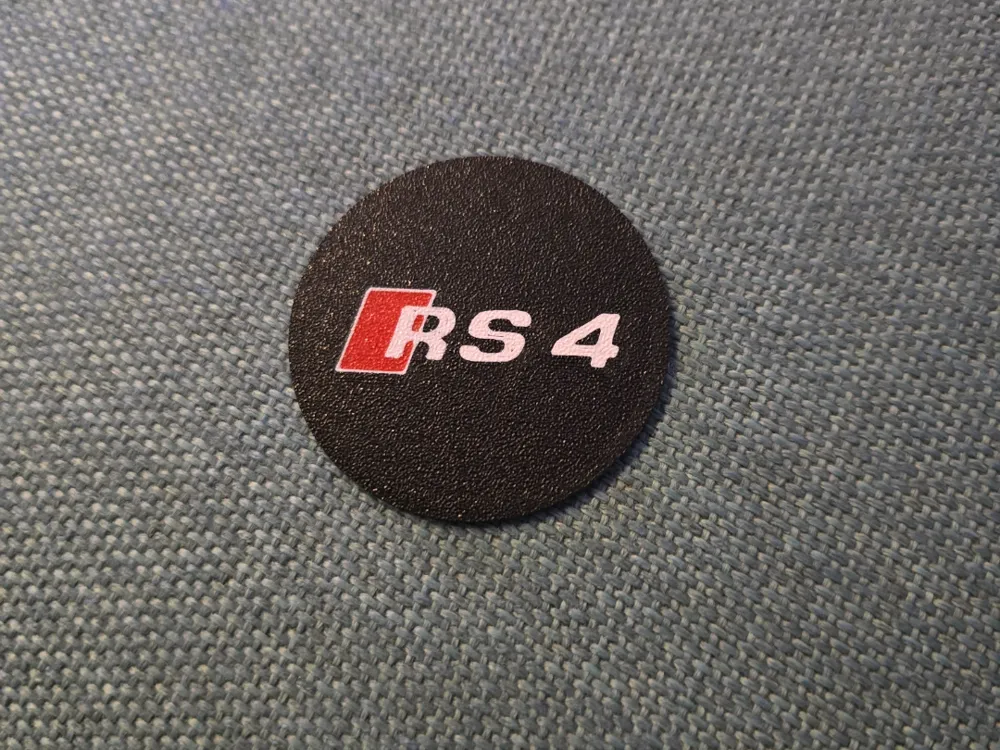 Audi RS4 Sport Supercar Logo Coasters by Frankie - MakerWorld