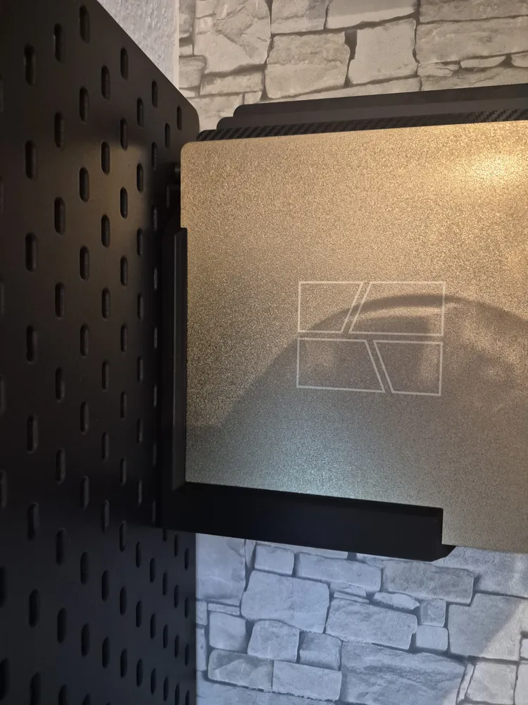 Plate holder (A1/P1S/P2S/X1C) for Ikea Skadis boards - Free 3D Print ...