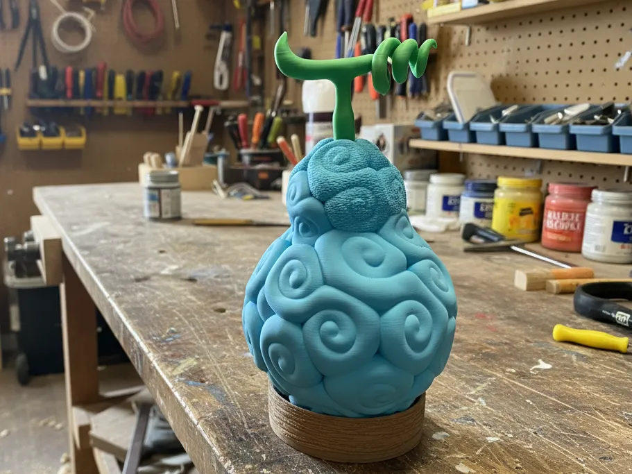 Gura Gura no Mi (Fruta Temblor-Temblor) - Modelo de impresión 3D ...