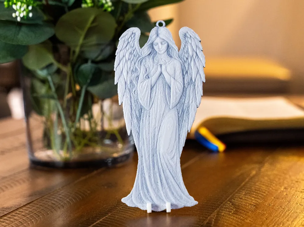 Christmas Ornament Angel of Peace - Free 3D Print Model - MakerWorld