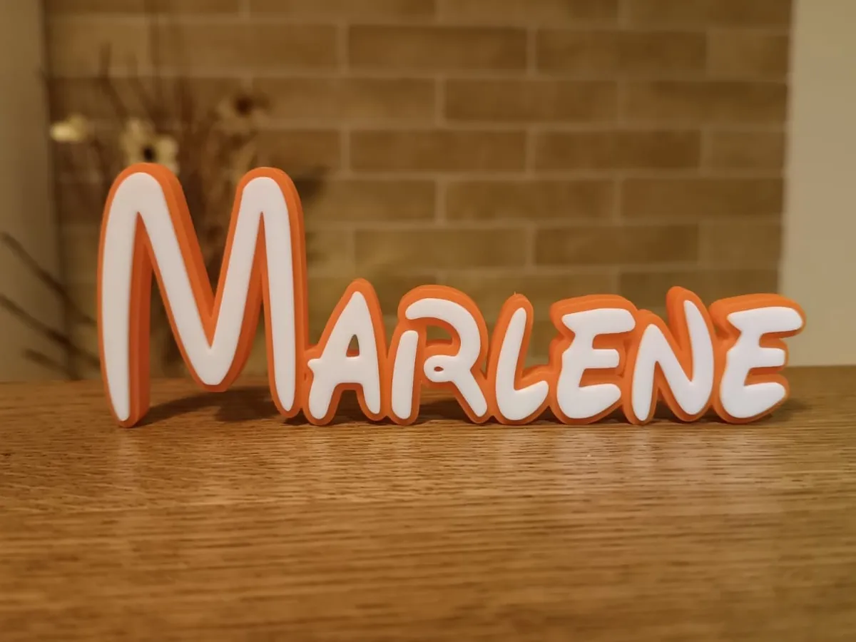 Marlene Name Disney Tag - Free 3D Print Model - MakerWorld