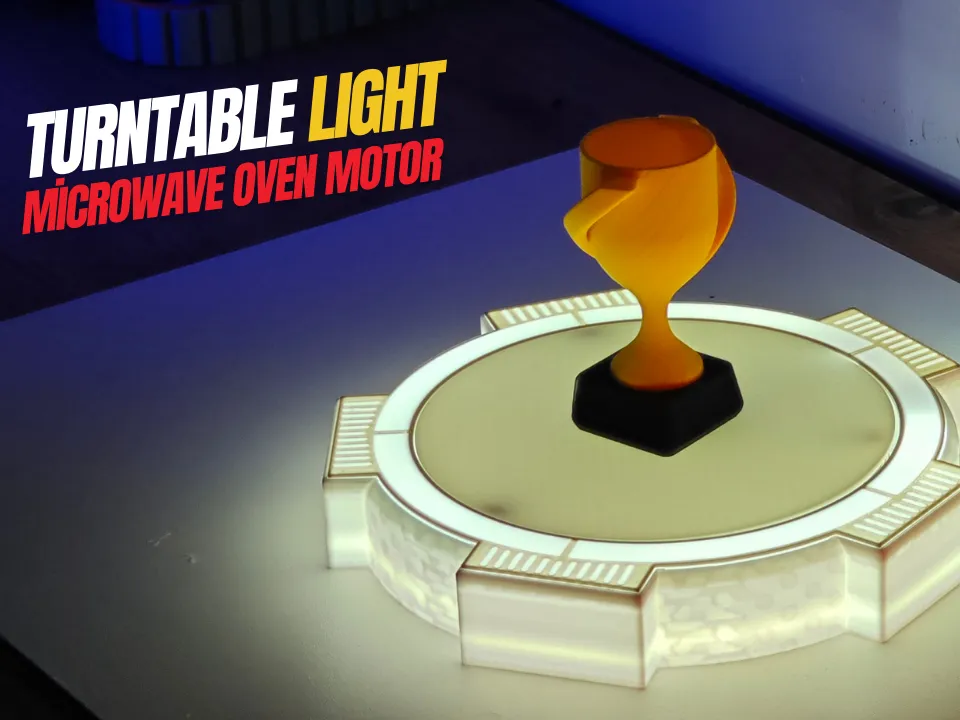 Turntable Light Stand by 3D Paint Lab - MakerWorld