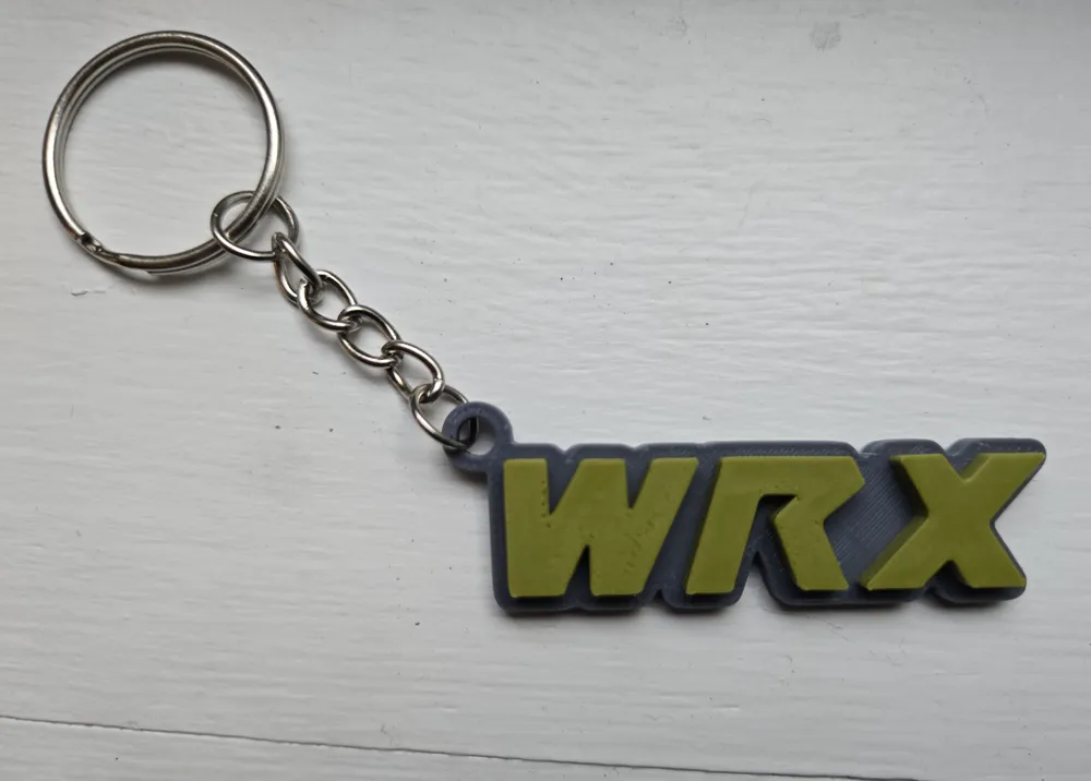 Subaru WRX Logo Keychain by VenicePW - MakerWorld