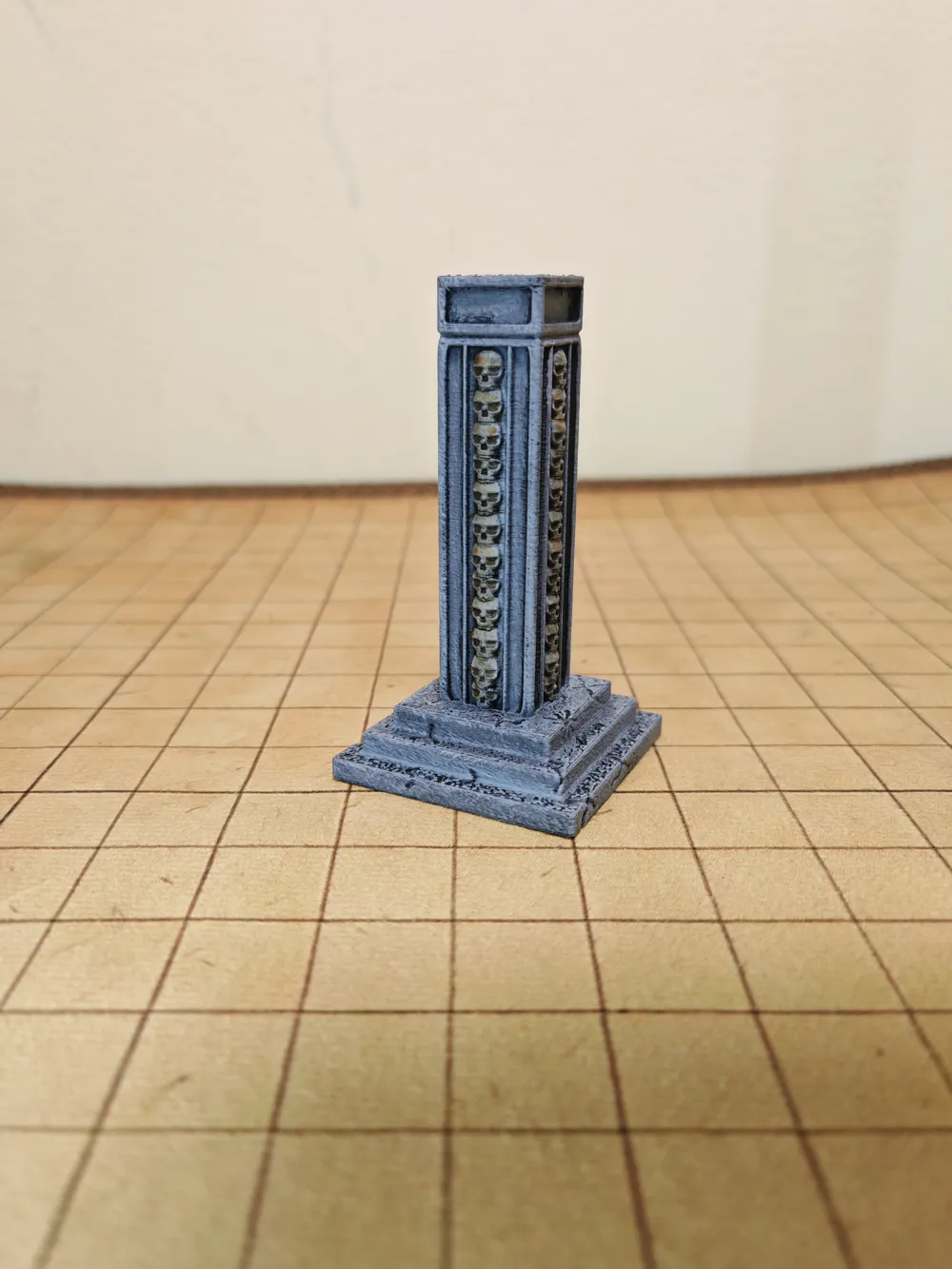 DnD Skull Pillar - War Game Terrain - Openlock - Free 3D Print Model ...
