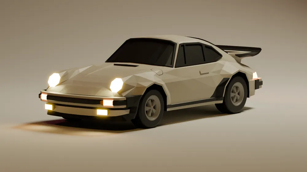 Low-Poly Porsche 911 Turbo - Modular Cars by PhabulousPhantom ...