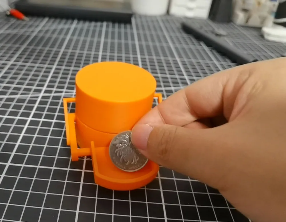 Coin eating robot 吃硬币机器人 by 蟑螂恶霸3D - MakerWorld