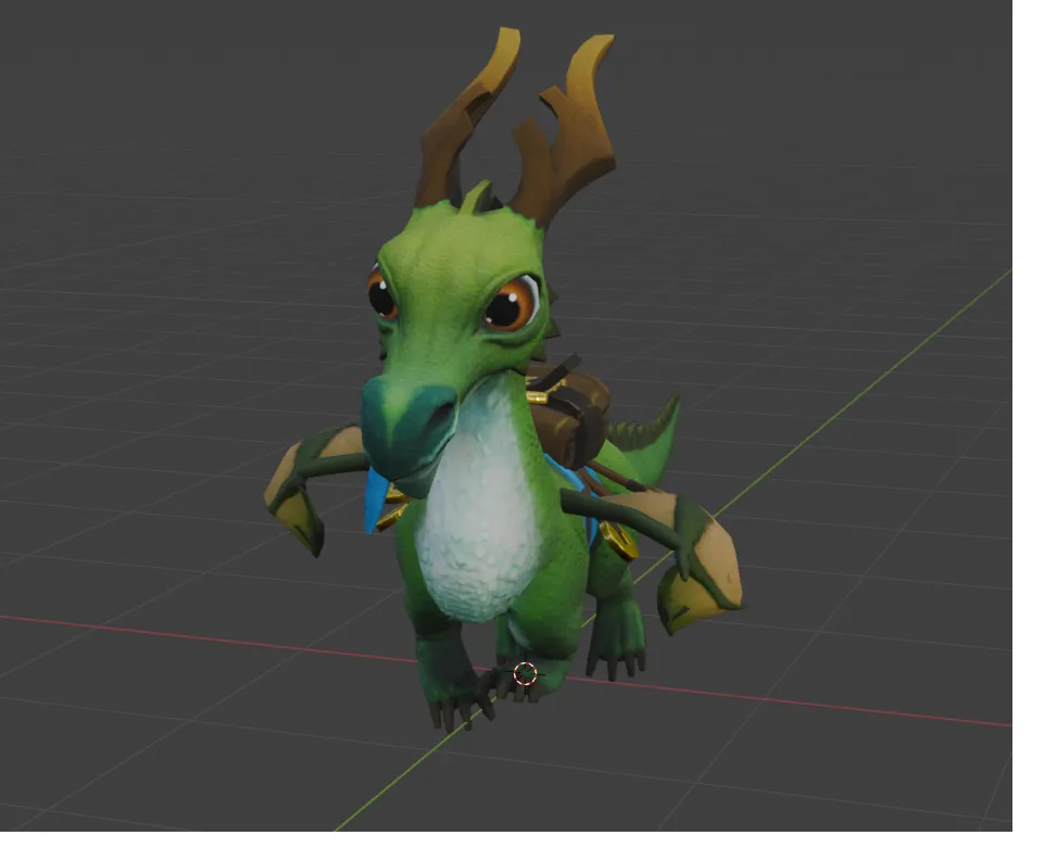 Slim dragon companion/currier with backpack Dota2 by Blobi - MakerWorld