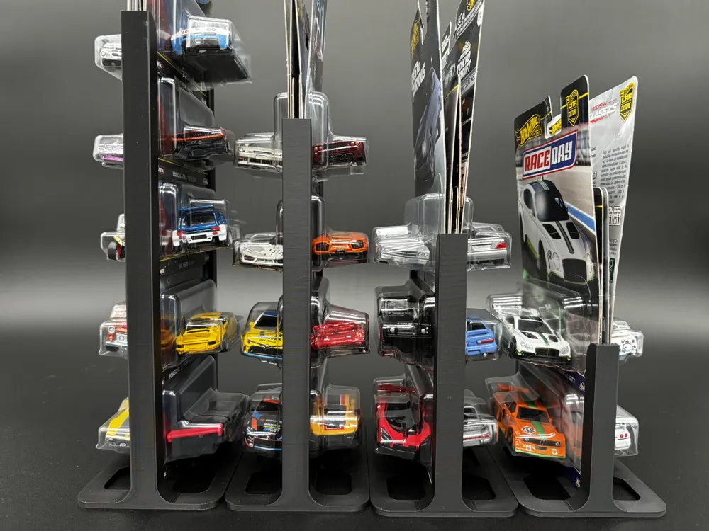 Dual-Sided Display Stands for Premium Hot Wheels by NSG3Dprinting ...