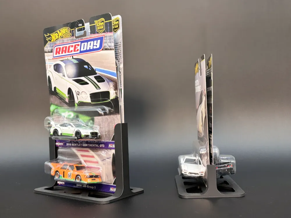 Dual-Sided Display Stands for Premium Hot Wheels by NSG3Dprinting ...
