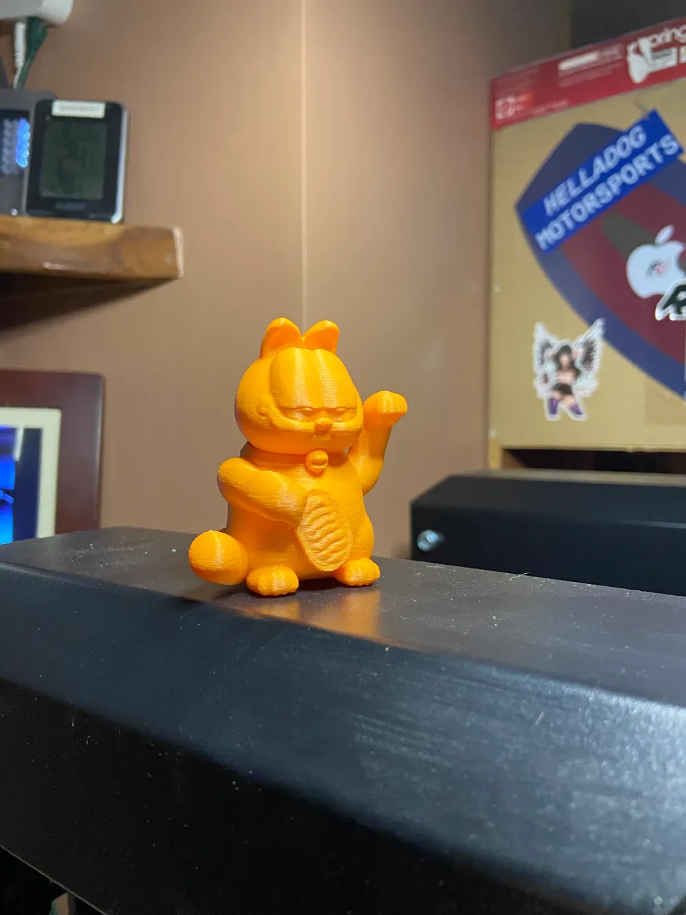 Garfield Lucky Cat Remixed by Helladog MakerWorld: Download Free 3D Models