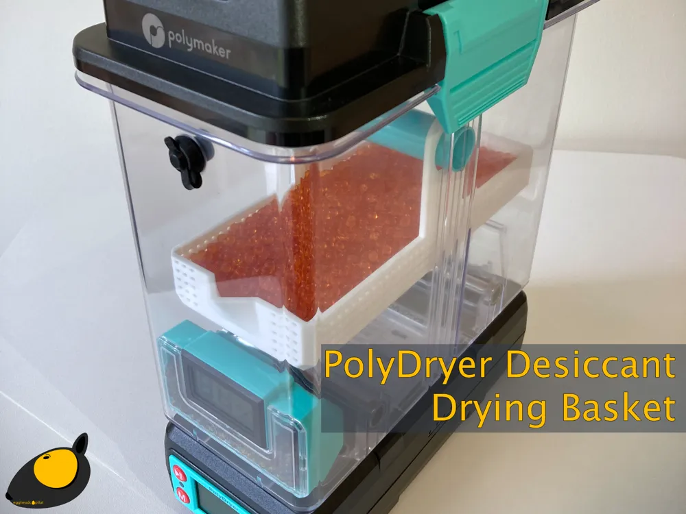 PolyDryer Desiccant Drying Basket by eggheadcopilot MakerWorld: Download Free 3D Models