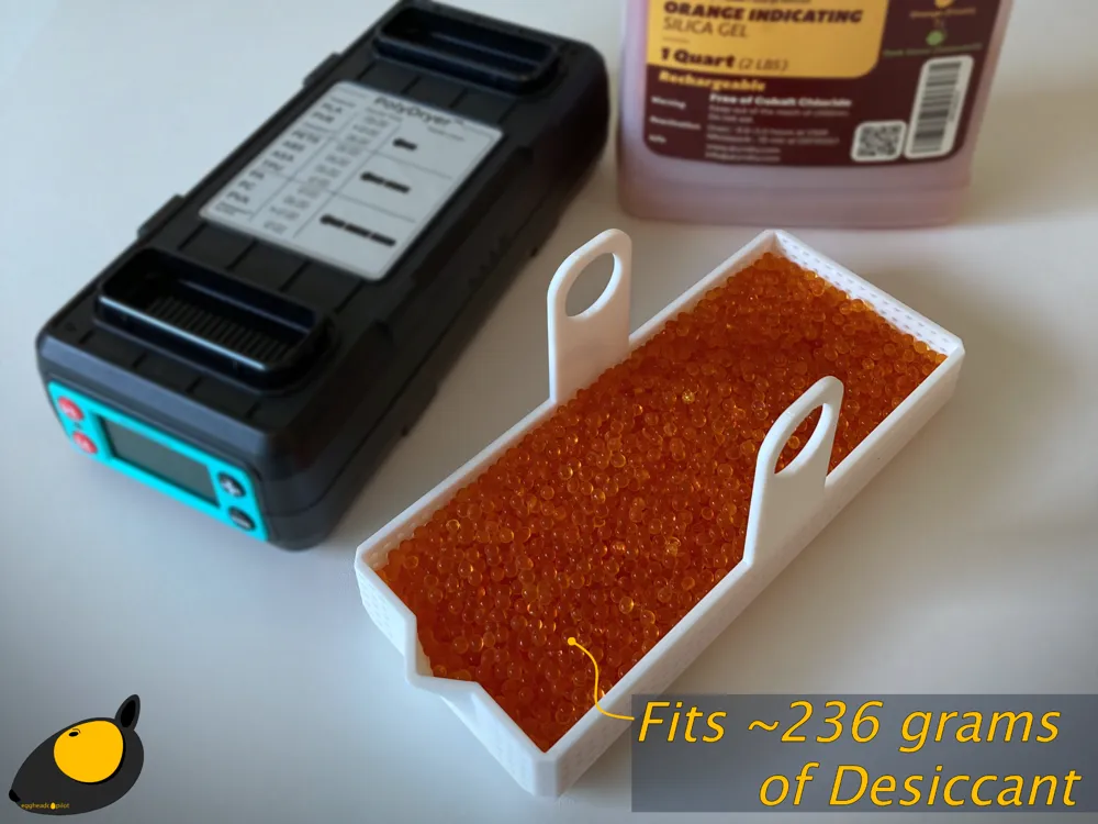 PolyDryer Desiccant Drying Basket by eggheadcopilot MakerWorld: Download Free 3D Models