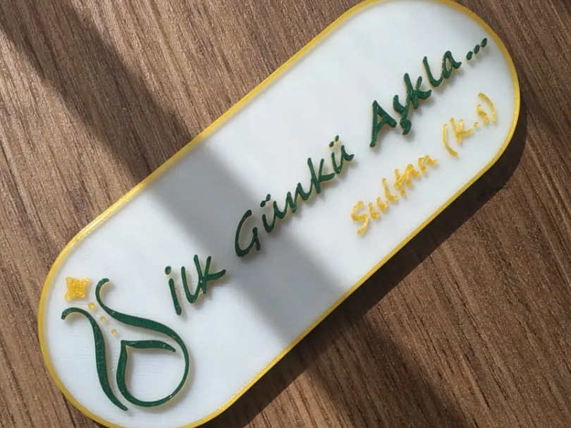 Serhendi Logo Magnet – With First Day's Love - Free 3D Print Model ...