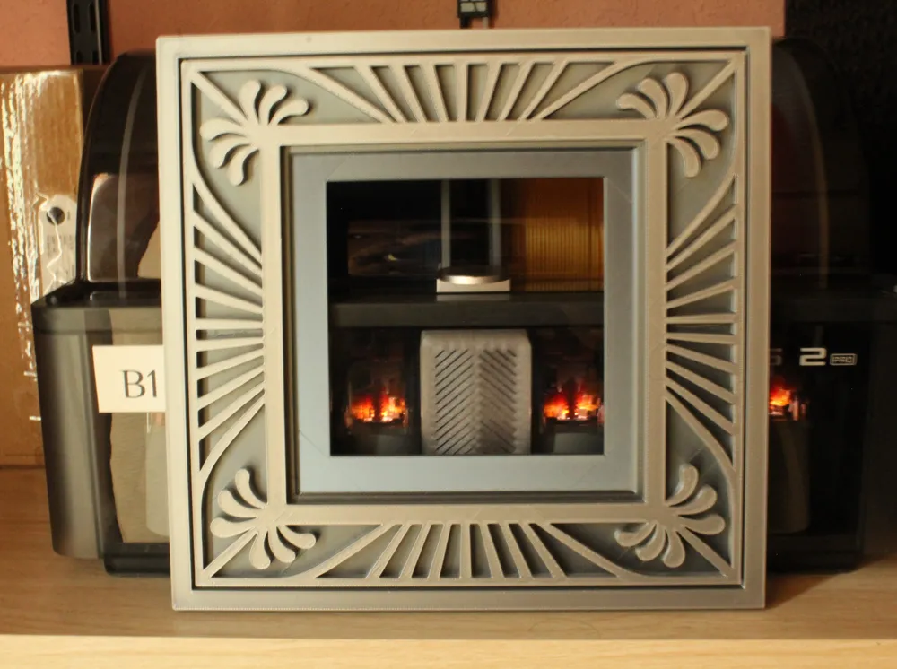 Decorative Frame for 14 x 14 cm Square - Free 3D Print Model - MakerWorld