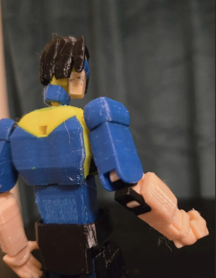 Long Hair Mark dummy13/T13 - Free 3D Print Model - MakerWorld