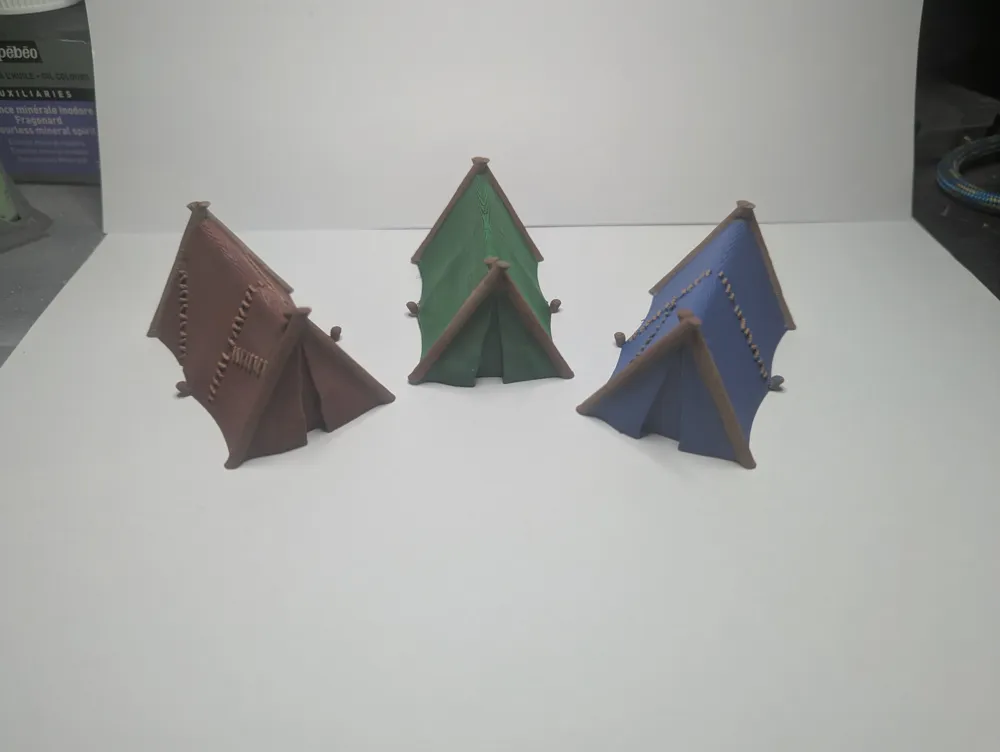Camping Tents - Free 3D Print Model - MakerWorld