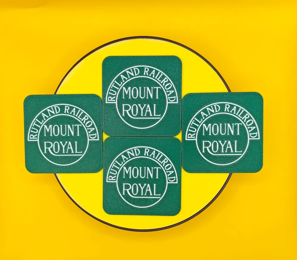 Rutland Railroad Mount Royal Coasters by railimages - MakerWorld