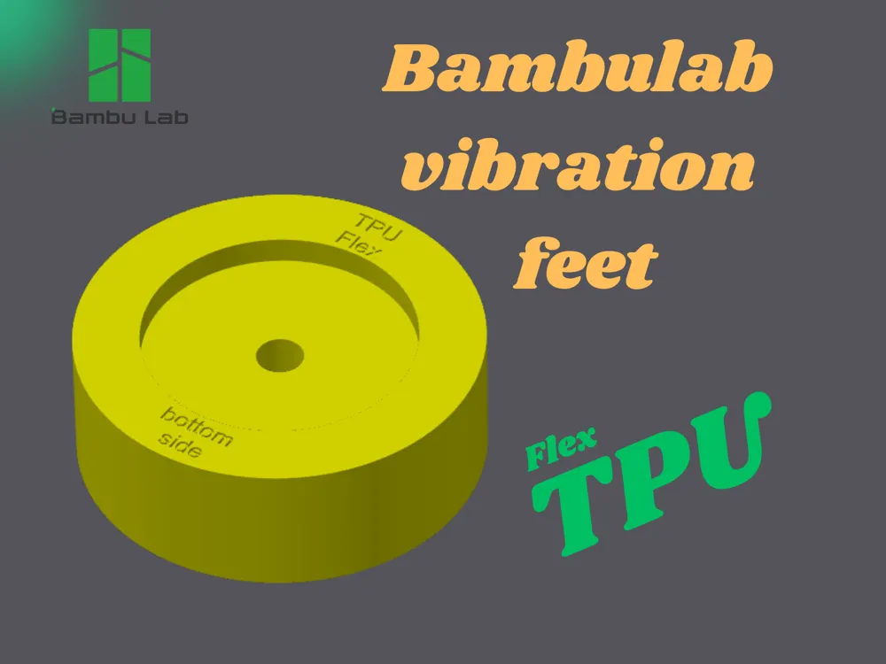 Anti-Vibrations-Füße / Anti-Vibration Feet by Landvoigt - MakerWorld