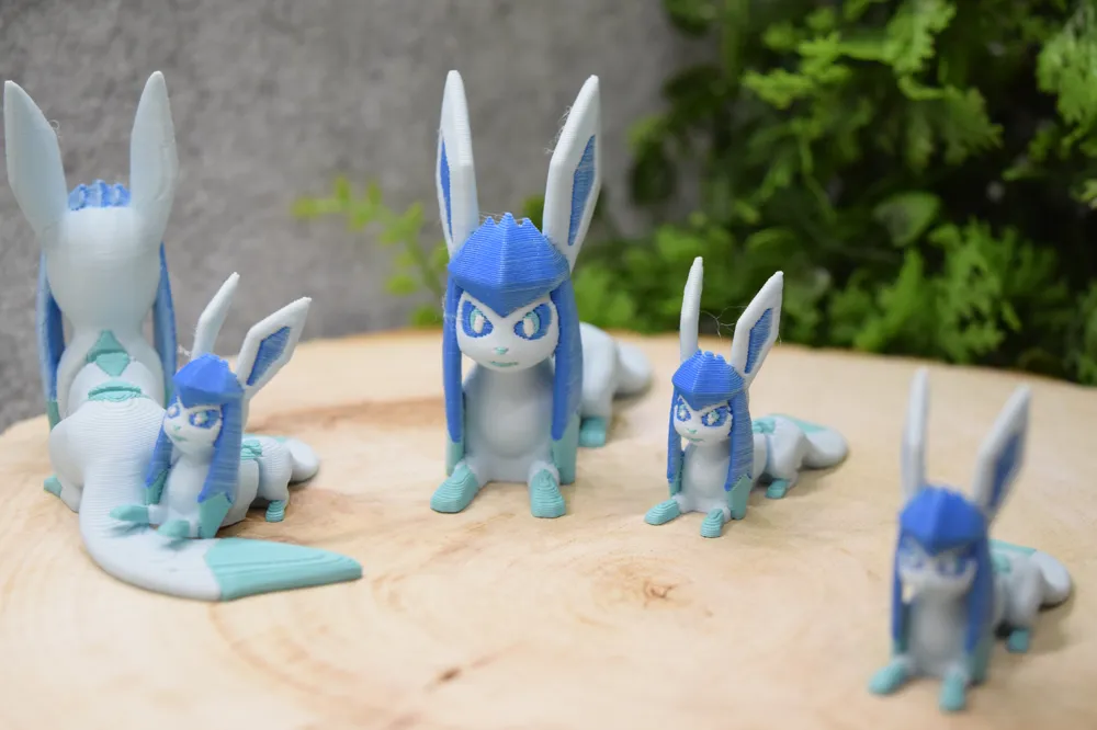 Articulated Glaceon +Keychain by SoldatFrozer MakerWorld: Download Free ...
