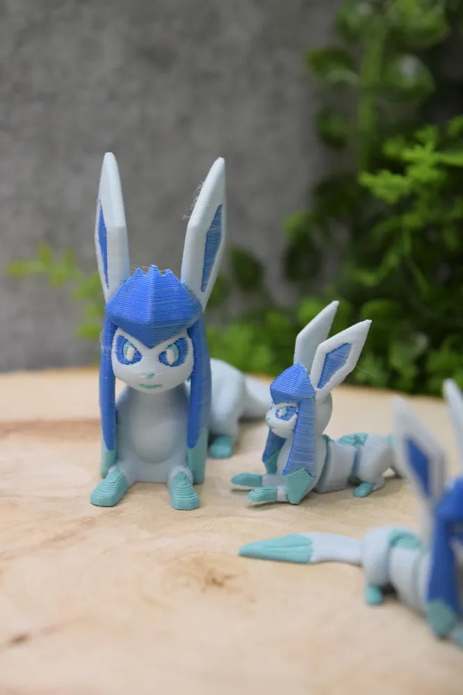 Articulated Glaceon +Keychain by SoldatFrozer MakerWorld: Download Free ...
