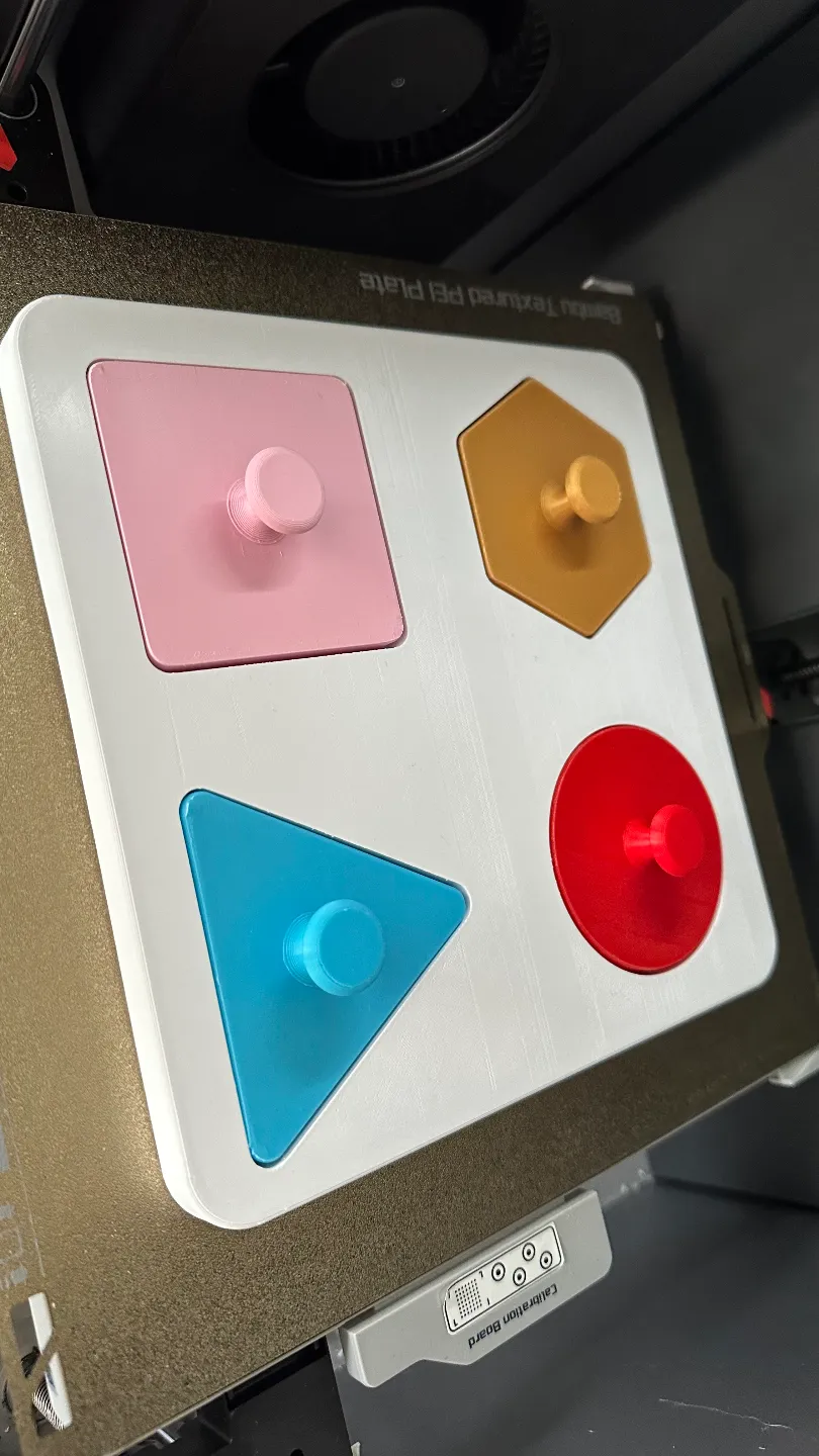 Montessori Baby Shape Board - Free 3D Print Model - MakerWorld