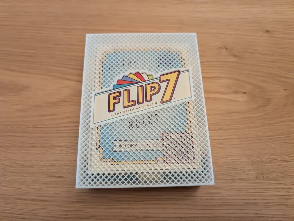 Minimalist Flip7 Box for Sleeved Cards by PandaruExpress MakerWorld ...