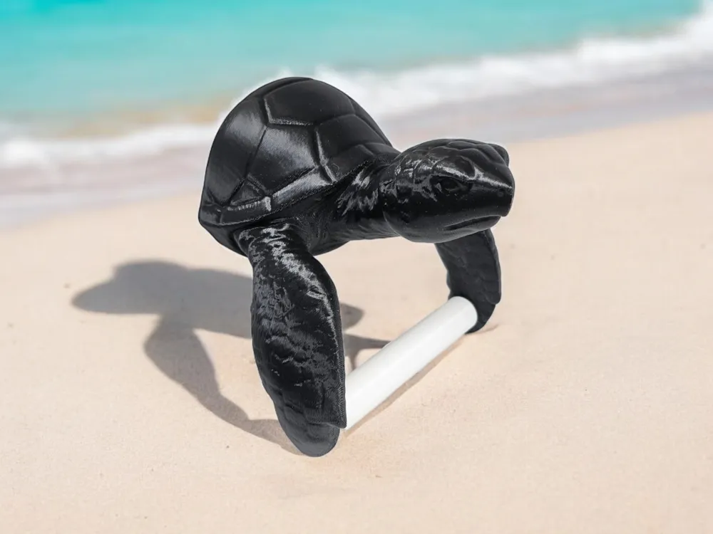 Sea Turtle toilet paper roll holder - Free 3D Print Model - MakerWorld