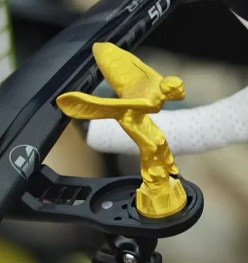 Golden Man, Rolls Royce Logo, Bicycle Speedometer Bracket Ornament by ...