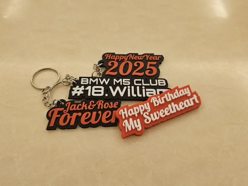 Custom KeyChain/Name Tag/Fridge Magnet/Make MySign by Flexi 3D ...