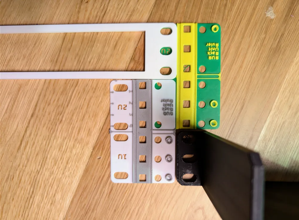 Rack Unit Ruler - wallet tool by veli MakerWorld: Download Free 3D Models