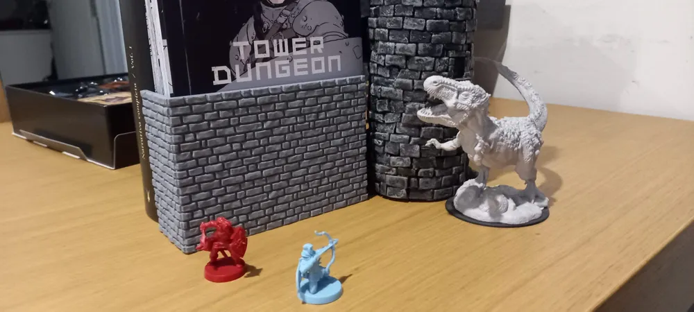 Medieval Stone Wall Bookend - Free 3D Print Model - MakerWorld