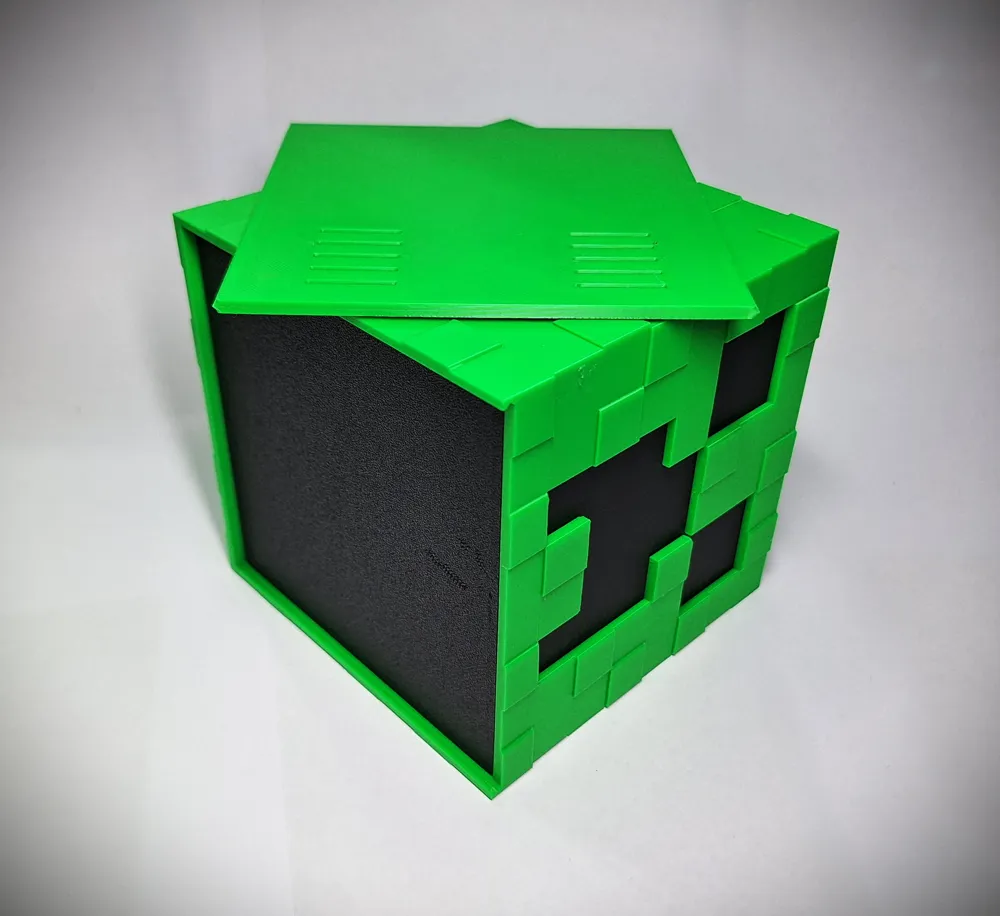 Minecraft Creeper Piggy Bank – Fully Printable - Free 3D Print Model ...