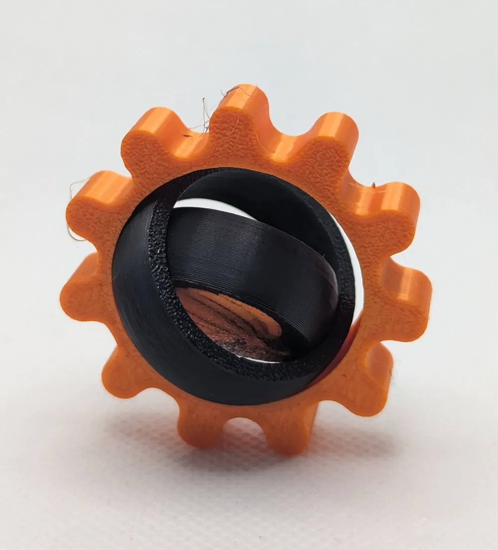 Gyroscope Gear Fidget - Halloween Pumpkin by TechJeeper - MakerWorld