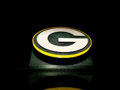 NFL Green Bay Packers Floating Logo Sign by HangarDesigns - MakerWorld