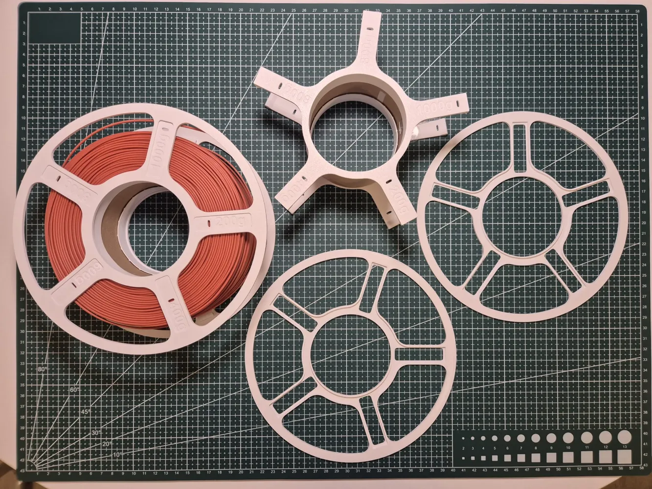 4in1 Filament Modular Spool + AMS Compatible Rings - Free 3D Print ...
