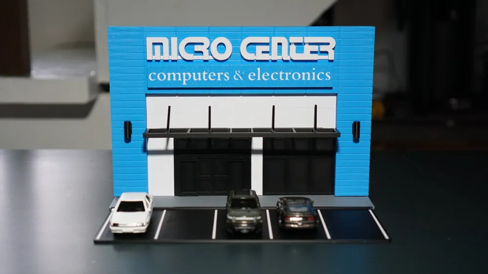 Electronics & Computers Store - 1:64 Scale Diorama - Free 3D Print ...