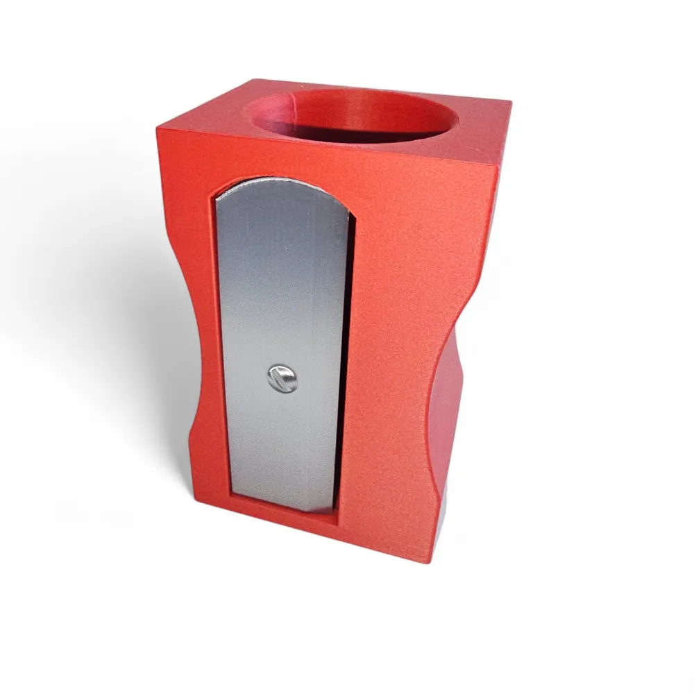 Giant Pencil Sharpener Pen Pot - Free 3D Print Model - MakerWorld