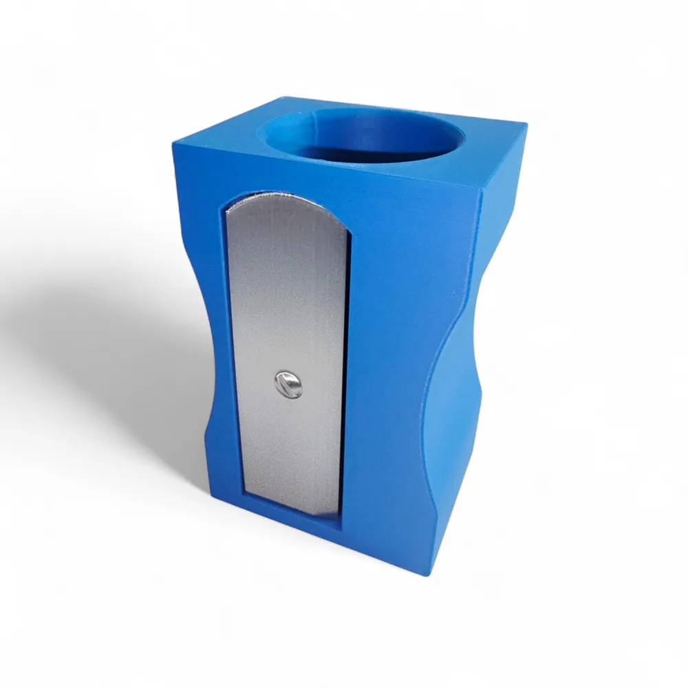 Giant Pencil Sharpener Pen Pot - Free 3D Print Model - MakerWorld