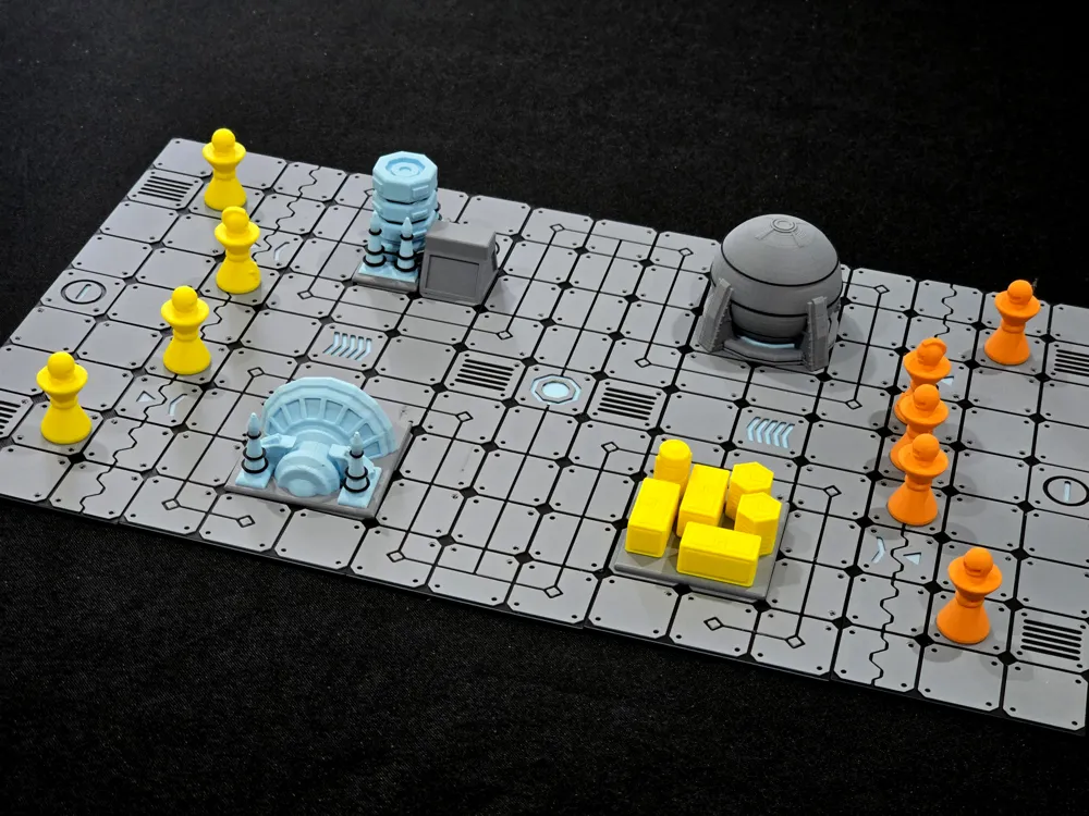 Crossfire Sector Board Game Components - Free 3D Print Model - MakerWorld