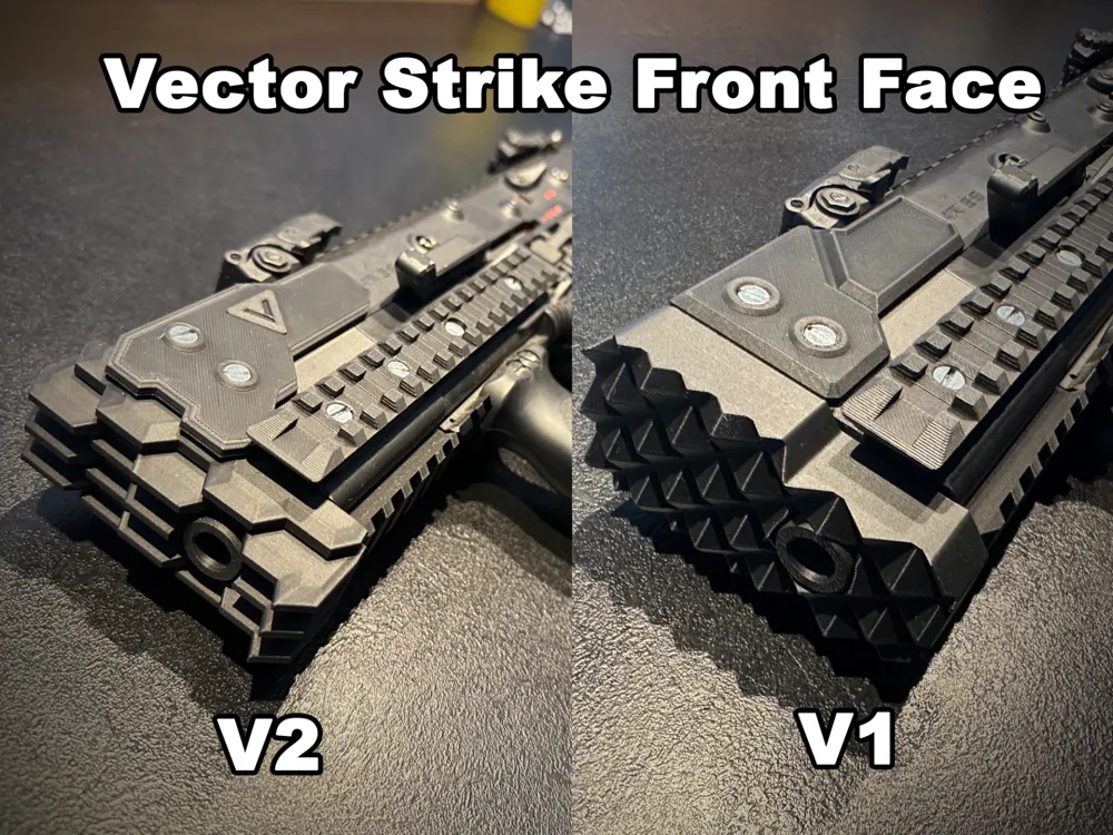 Krytac Kriss Vector Strike Front Face - Airsoft - Free 3D Print Model ...