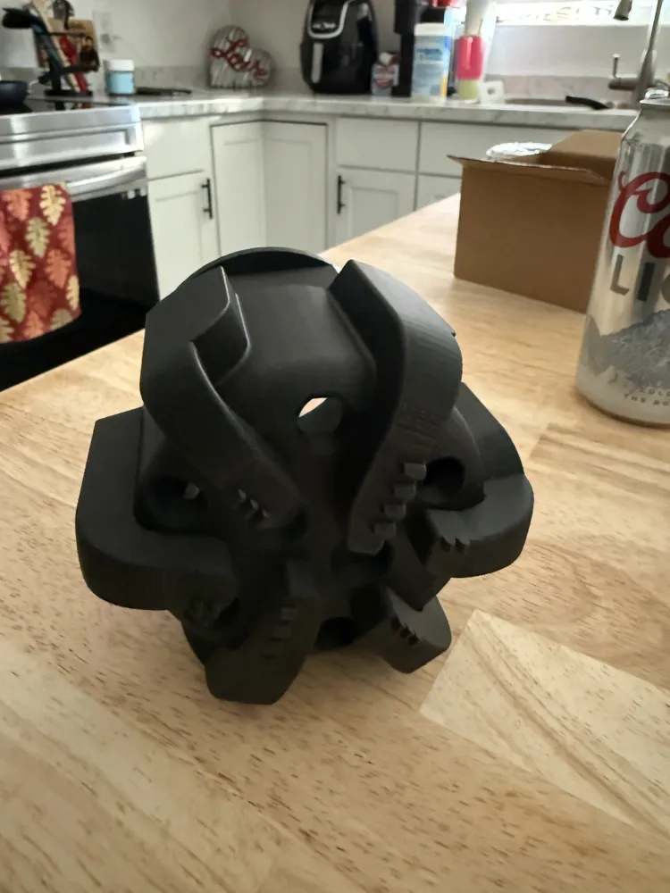 PDC Oil Well Drill Bit Koozie - Free 3D Print Model - MakerWorld