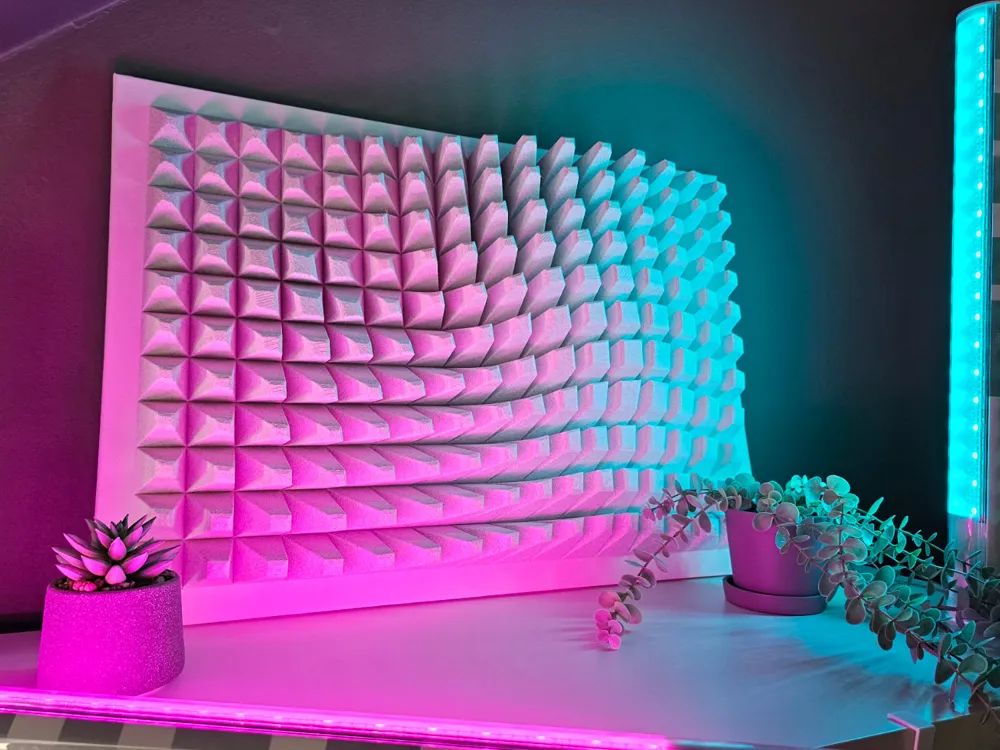 Sound Diffuser / Wall Art by ChrisP MakerWorld: Download Free 3D Models