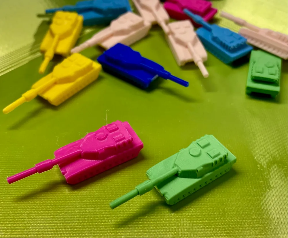 Mini tank Abrams by Vodvarek_Vodvar MakerWorld: Download Free 3D Models