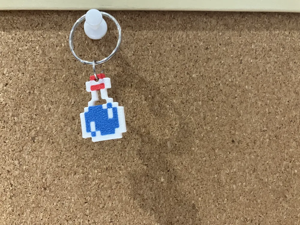 Minecraft Potions Keychain by cookiee MakerWorld: Download Free 3D Models