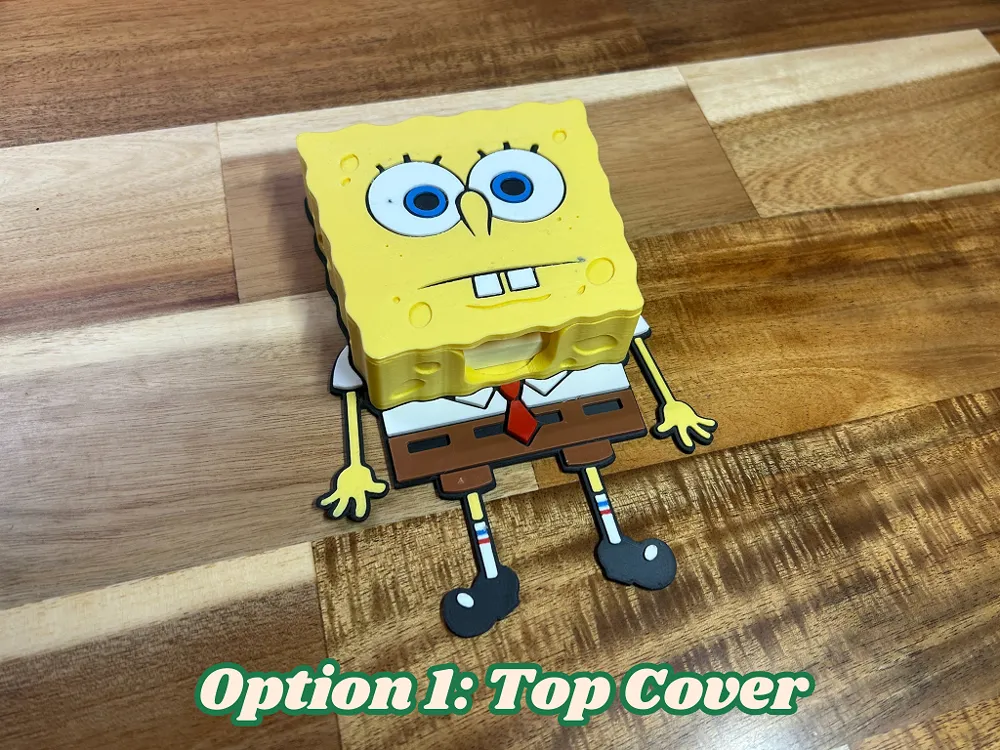 Spongebob Sticky Note Holder by Rusty Tractor MakerWorld: Download Free ...