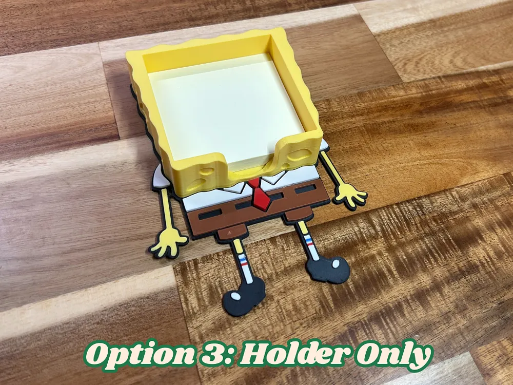 Spongebob Sticky Note Holder by Rusty Tractor MakerWorld: Download Free ...